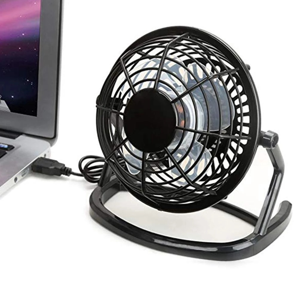 Portable 360 ° Rotatable Mini USB Fan for Computer PC Laptop Notebook ...