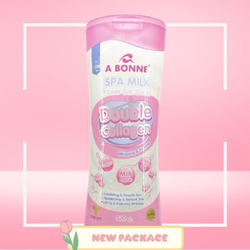 A bonne Spa Milk Double Collagen Salt Scrub (A015) | Shopee Philippines