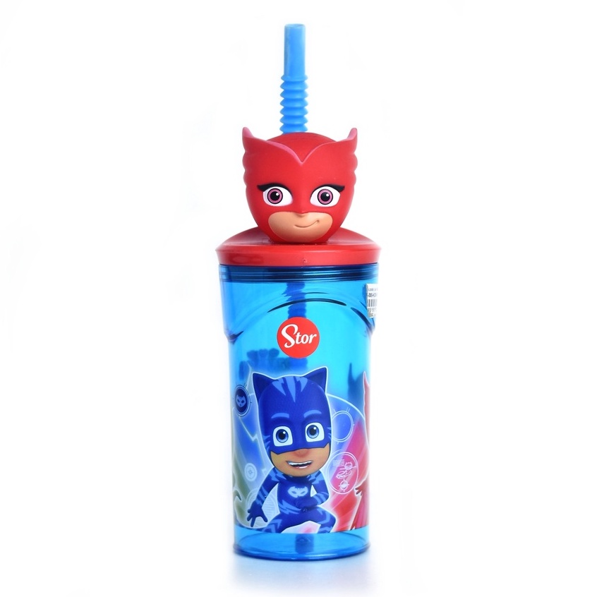 Pj MASKS Children's Drinking Bottle Original 450ml 3D Tumbler 1968 ...