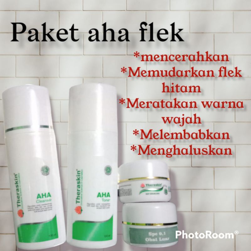 HITAM Theraskin Package Aha Spots, Black Spots Package, bandel Spots ...