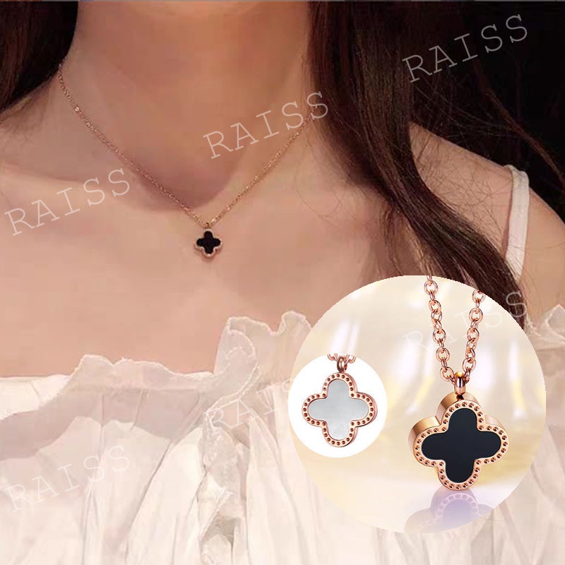 Kwintas Stainless Steel Necklace For Women Vintage Butterfly Pendant ...