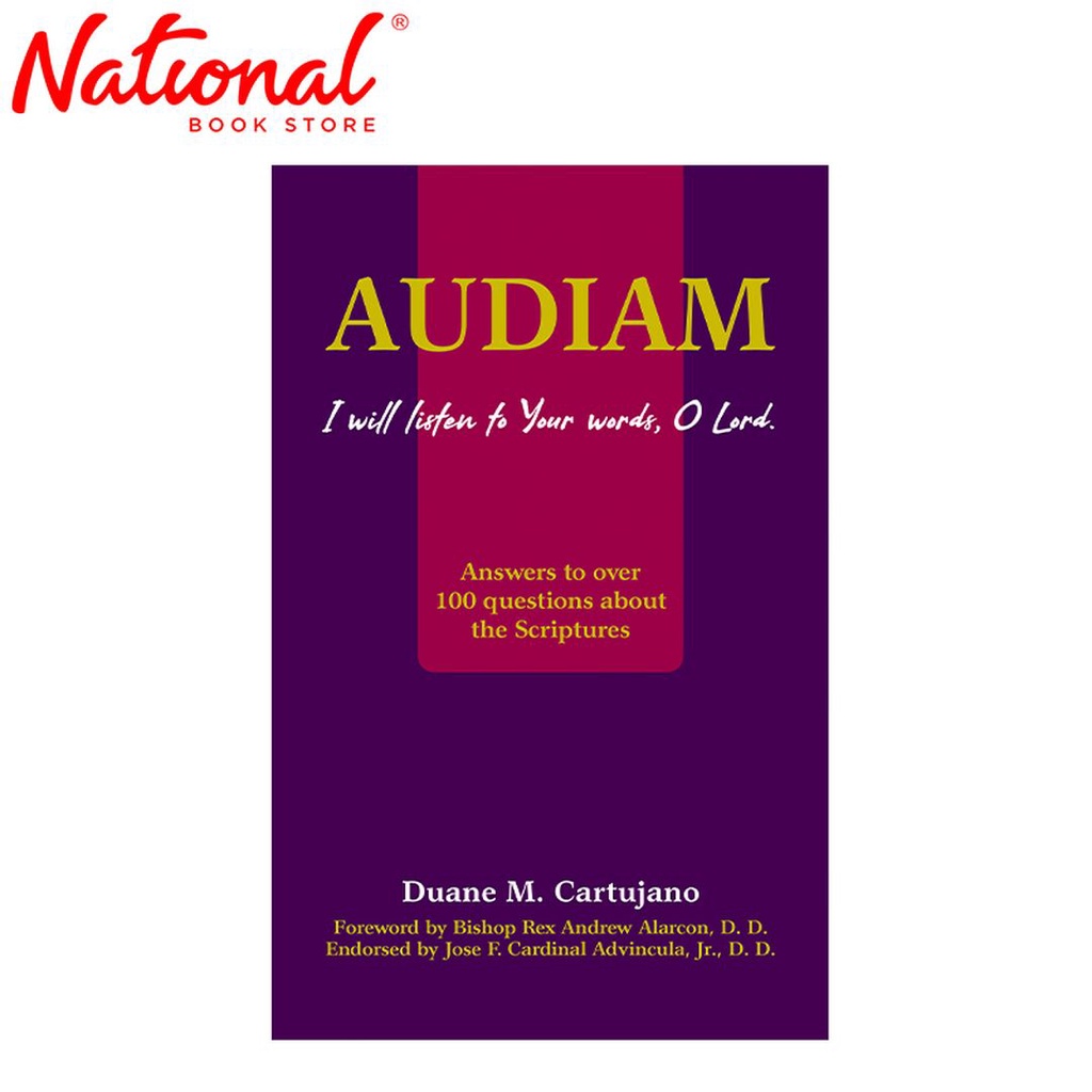 Audiam by Duane M. Cartujano - Trade Paperback - Prayer Books ...