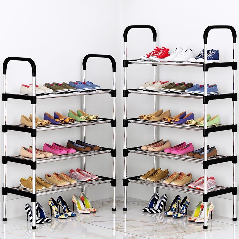 SNJ 6 Tier Shoe Rack Tier Color Stainless Steel Stackable Shoe Rack ...