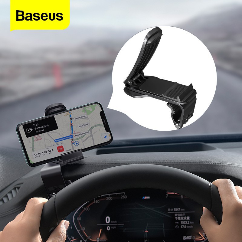 Baseus Car Phone Mount Auto Center Console Phone Holder For Xiaomi ...