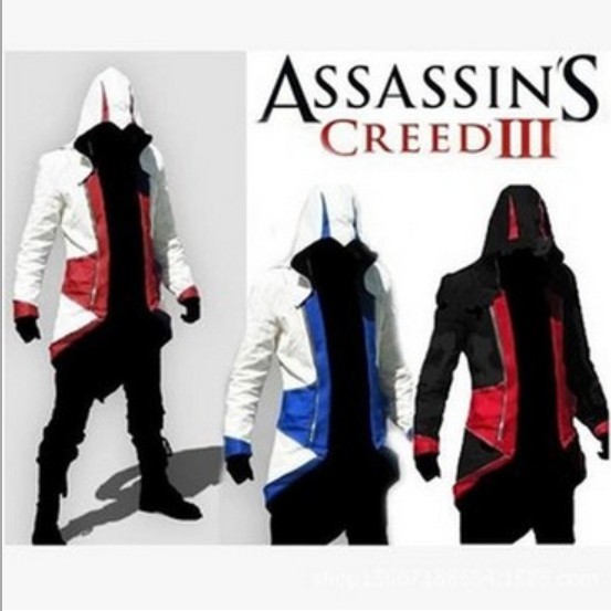 Anime × Assassin 's Creed Ⅲ - Connor `s Hoody Jacket Cosplay/ Clothes ...