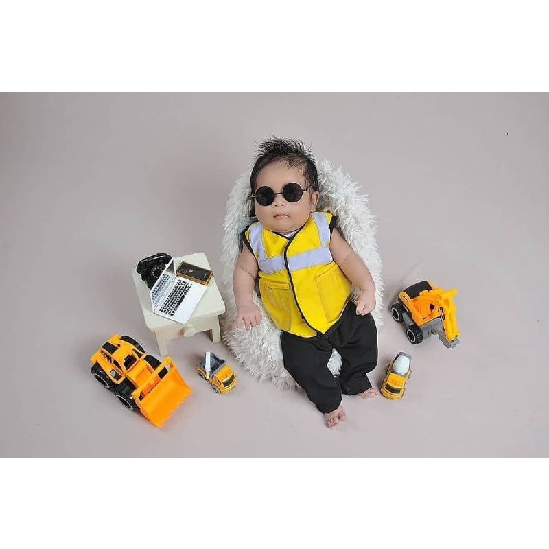 Engineer Vest | Engineer Costume | Baby Photo Costume | Baby Costume ...