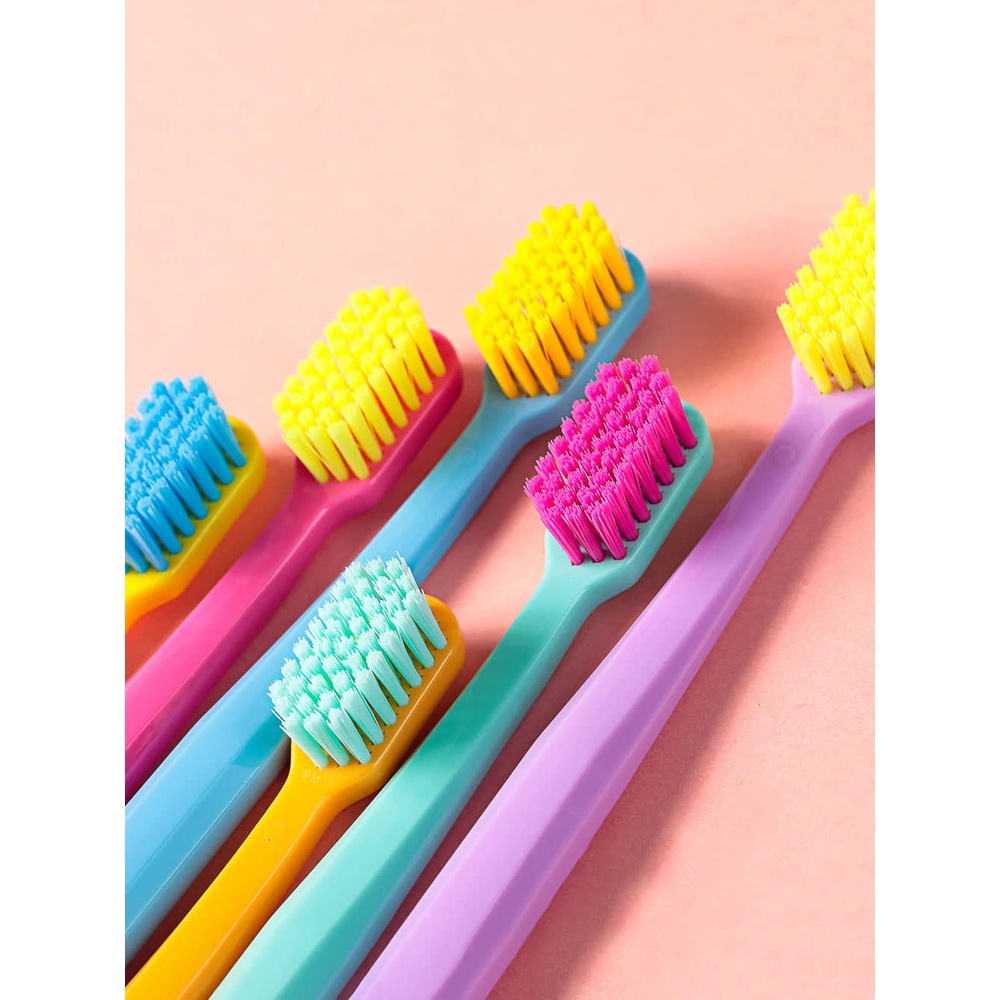 ️ NEON CLEANING TOOTHBRUSHES (6 PCS) ️by Miniso | Shopee Philippines