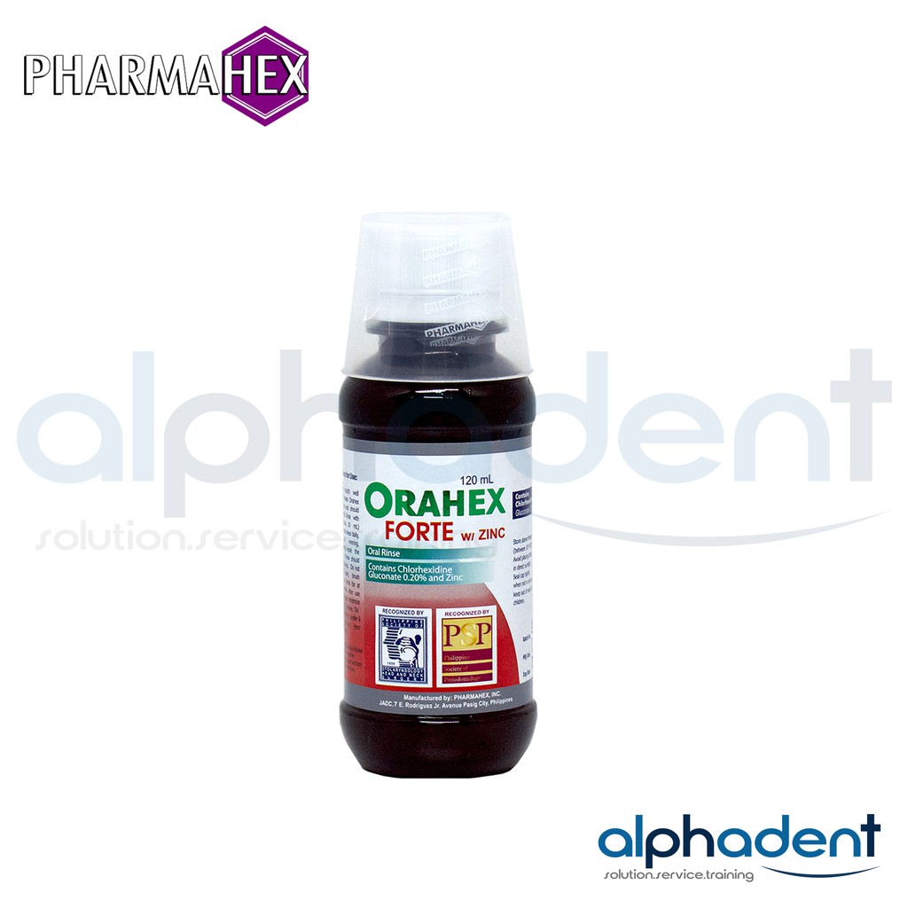 Orahex Forte with Zinc 120ml | Shopee Philippines