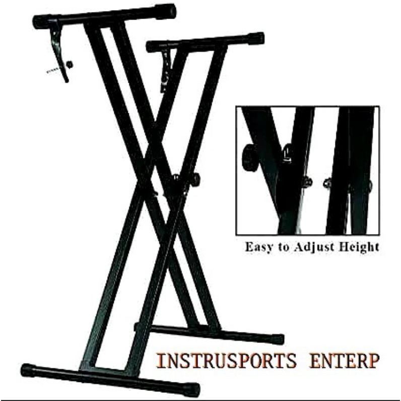 Piano Keyboard Stand Organ Stand Double X Type Piano Holder | Shopee ...