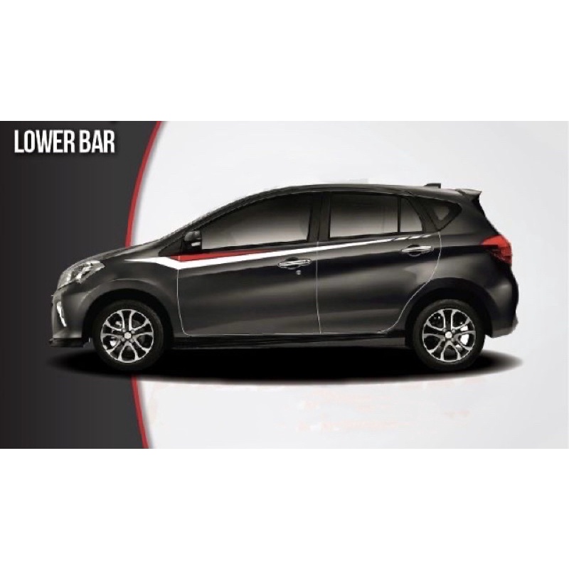 K452 Universal or New MYVI Body Lining Decals Stickers | Shopee Philippines