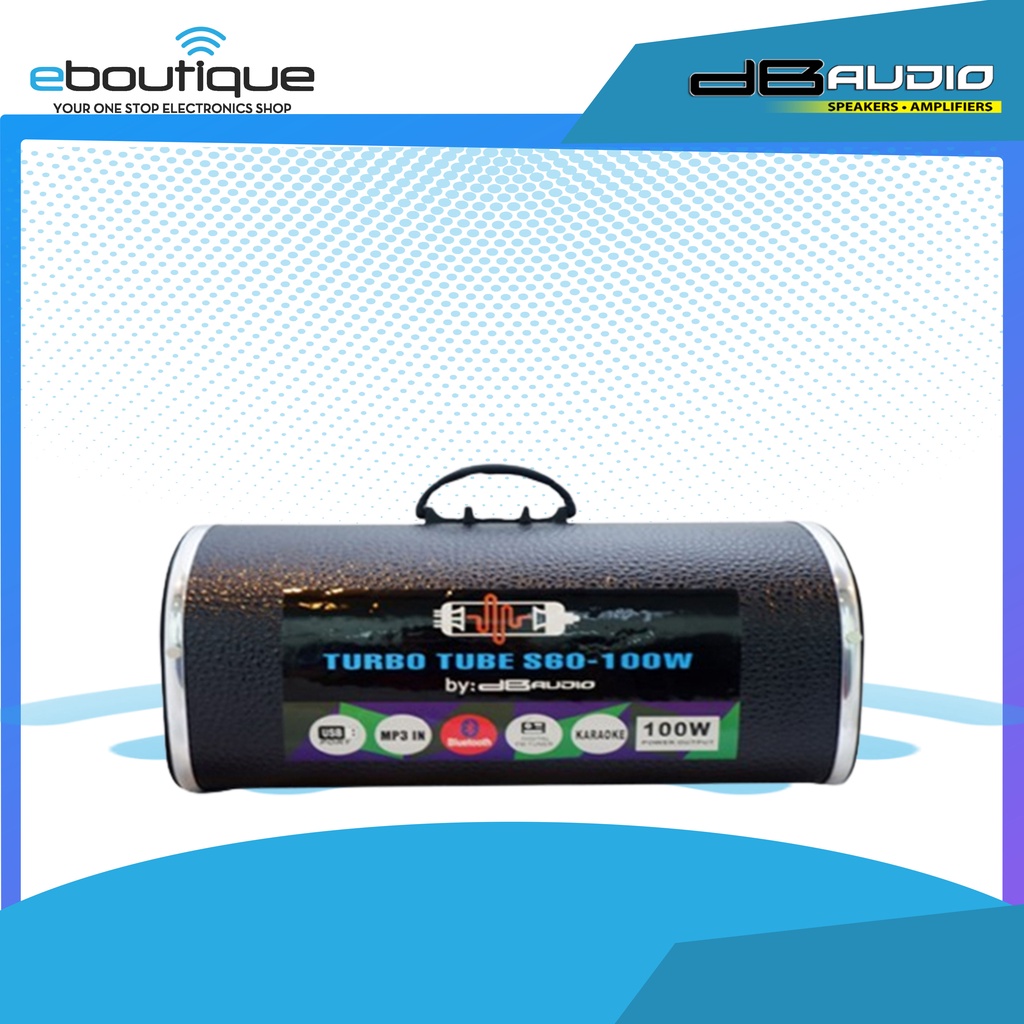 Db Audio Turbo Wireless Bluetrek Speaker Tube (S60-100W) | Shopee ...