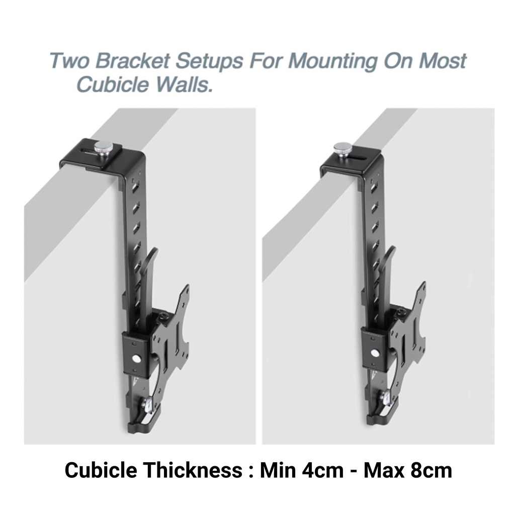 IRGOTECH O-Series Cubicle Monitor Hanger for Monitor up to 32'' Height ...