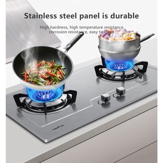 IKER double-head gas stove embedded desktop dual-purpose stove (gas ...