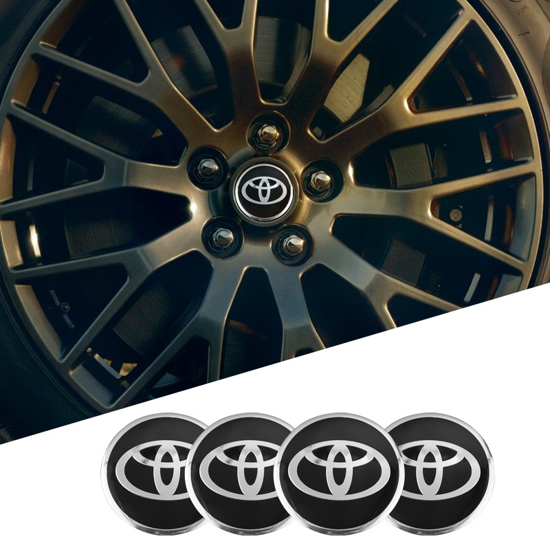 4pcs 56mm Car Wheel Hub Stickers Center Cap Emble Badge Decal For ...