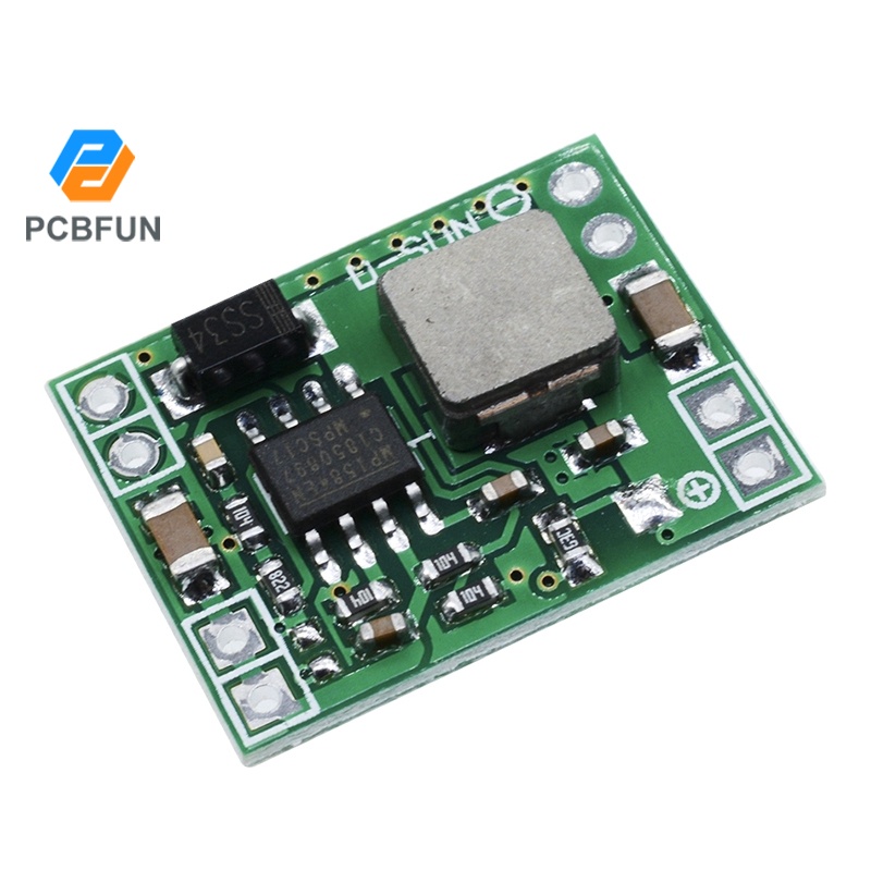 Pcbfun Mini Step Down Power Supply Module Dc-Dc Converter Input 7-28V Output 5V 3A Replace ...