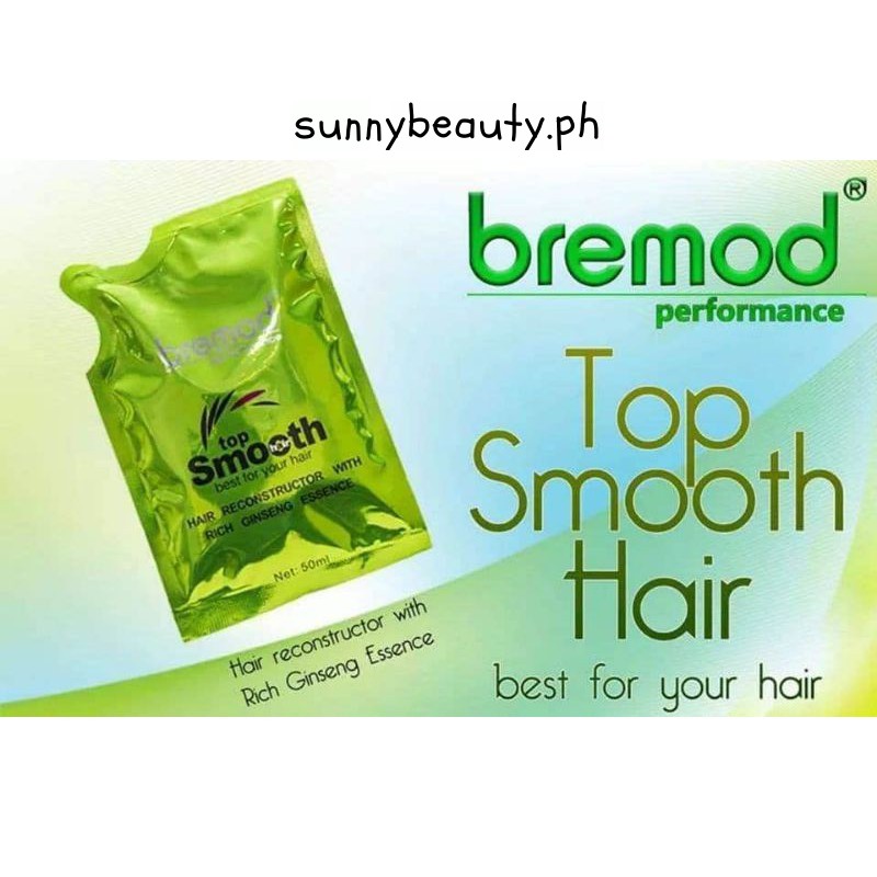 Bremod Top Smooth Hair Reconstructor Treatment Sachet | Shopee Philippines