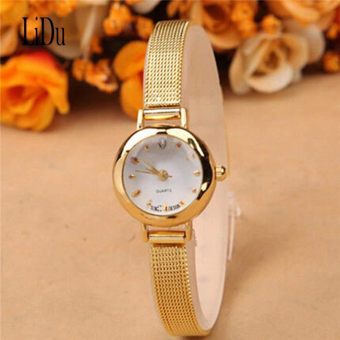 Korean ladies small and simple style beautiful quartz watch | Shopee ...