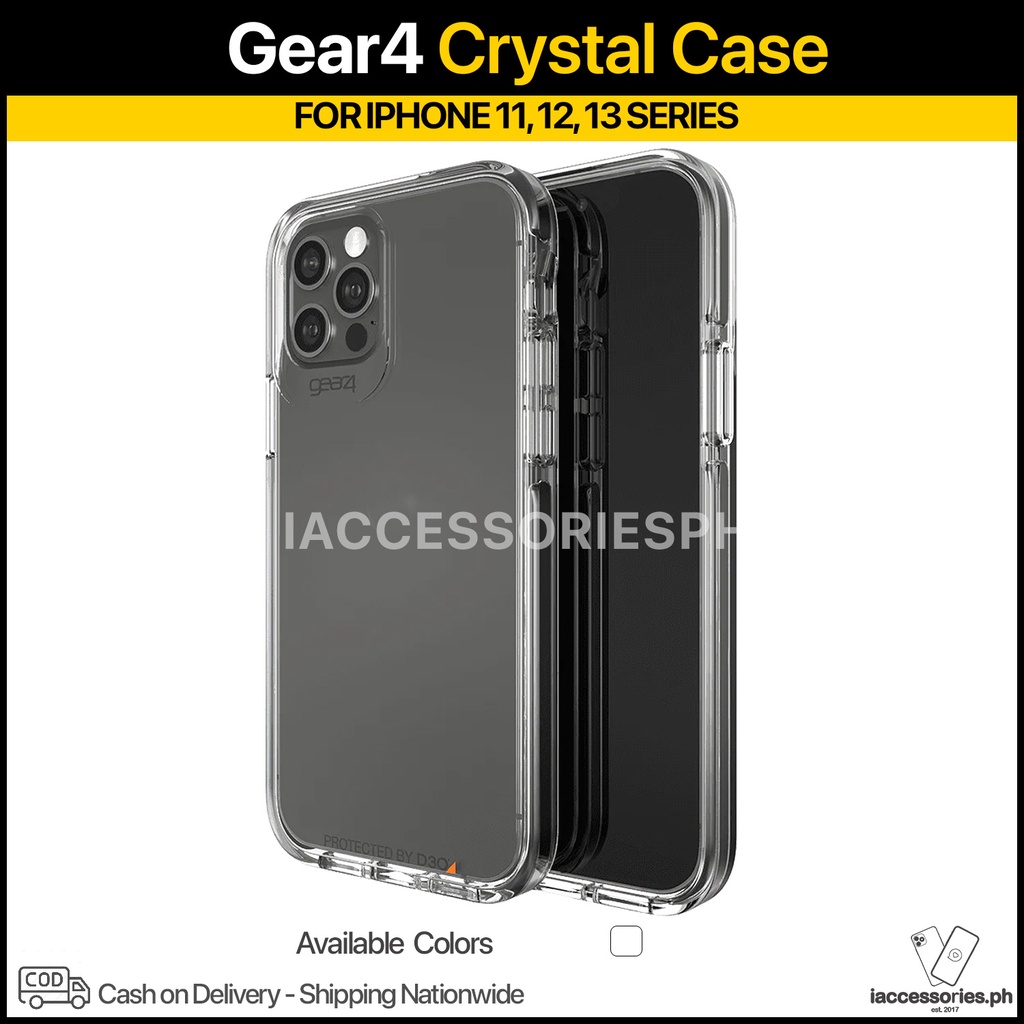 [Clearance Sale] Gear4 Crystal Clear Case for iPhone 11 12 13 Series ...