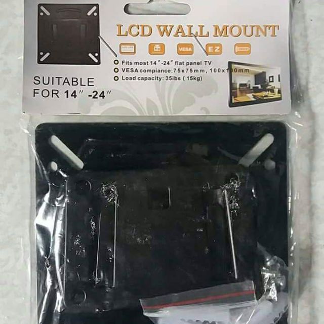 LCD Wall mount bracket for pc monitor with lock | Shopee Philippines