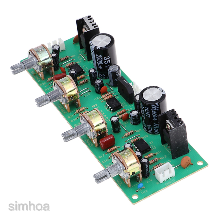 Preamp Tone Board Bass Volume Control Pre-amplifier Board | Shopee ...