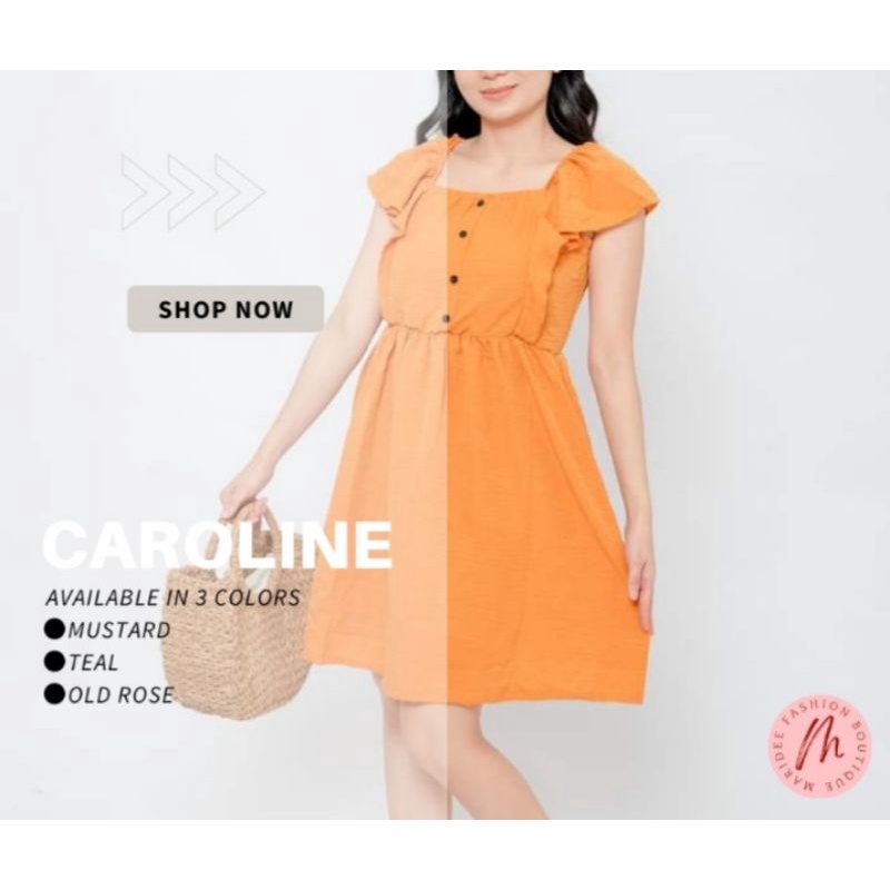 CAROLINE DRESS (midi) | Shopee Philippines