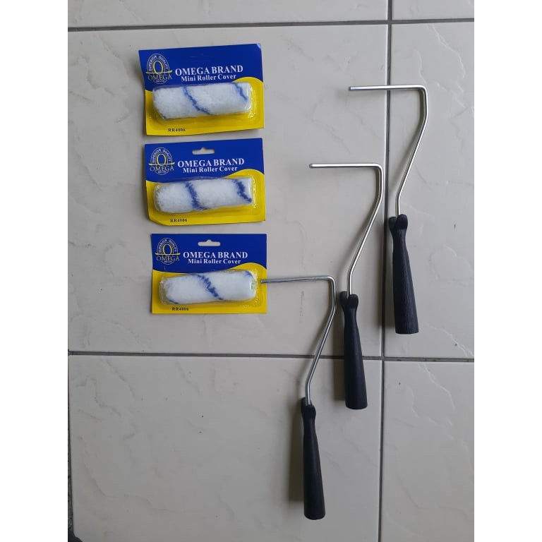 Omega High Quality Mini Paint Roller 4" | Shopee Philippines