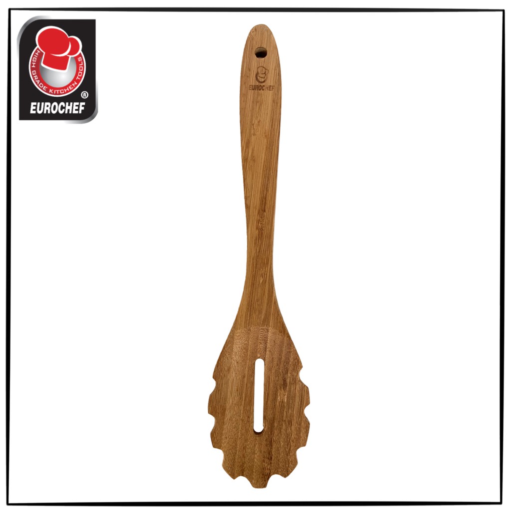 Eurochef 1pc Heavy Duty Bamboo Pasta Server Kitchen Tool Utensil Wooden ...