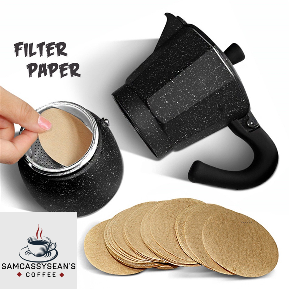 Maximize Your Moka Pot: 100Pcs Round Coffee Filters for Perfect 6-Cup ...