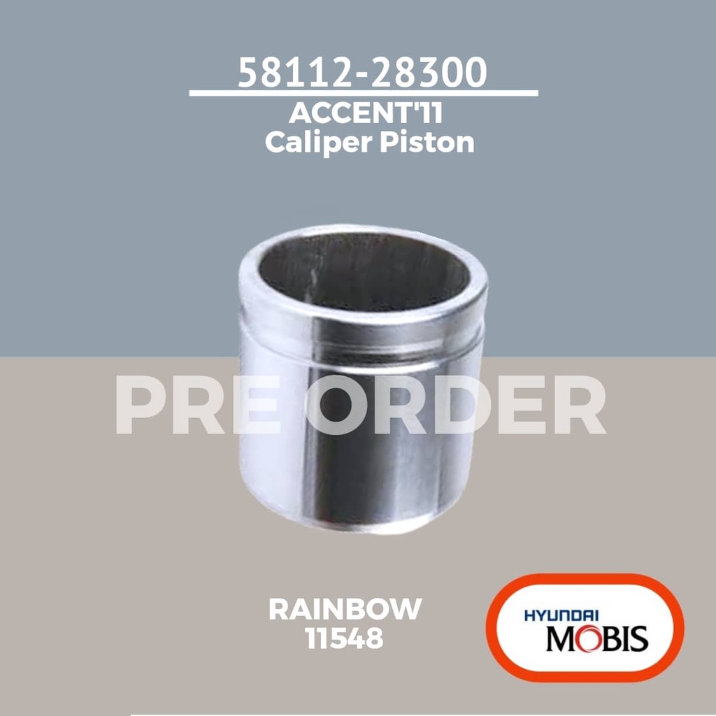 Caliper Piston for HYUNDAI Accent'11 [Mobis Original] Part #;58112 ...