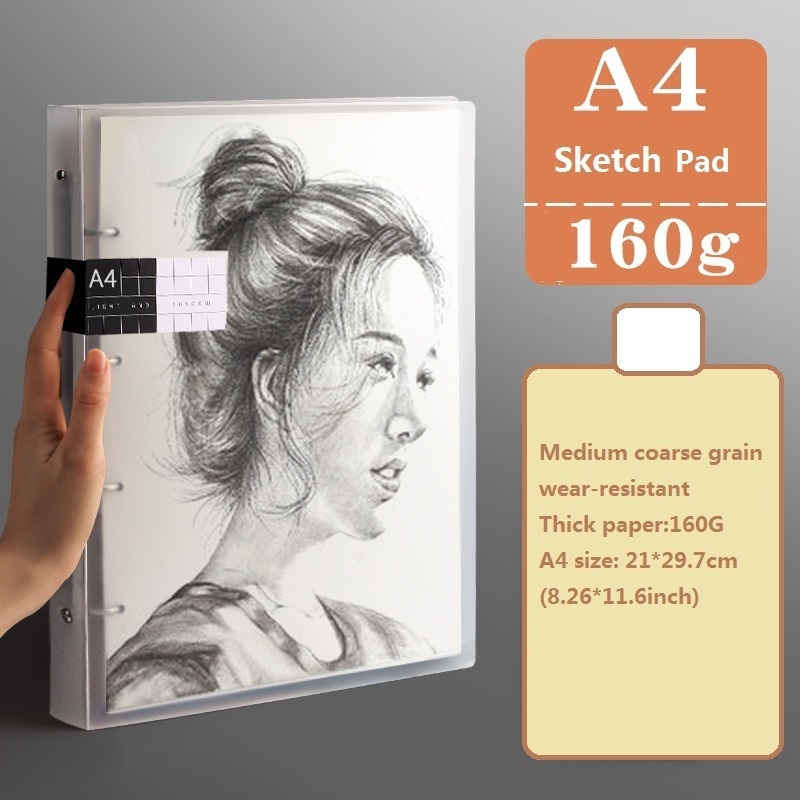 A4 Thicken 60 Sheets Sketch Pad Watercolor Pad Marker Drawing Paper Pad ...