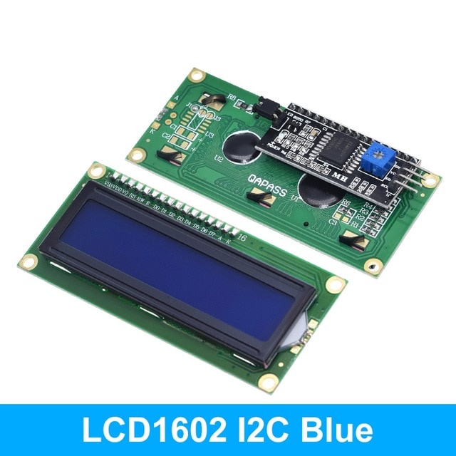 LCD module Blue Green screen IIC/I2C 1602 for arduino 1602 LCD UNO r3 mega2560 LCD1602 | Shopee ...