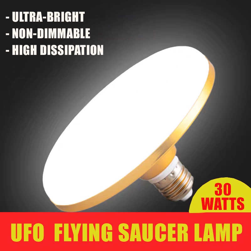 Flying Saucer UFO LED Flat Lamp 12w 15w 20w 30w White Light Super ...