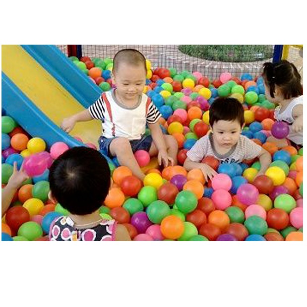 100 plastic balls used to drop ball tents, ball enclosures - swimming ...