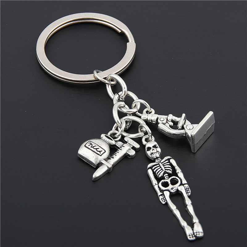 1pc Science Keyring Medical Student Key Chain Nurse Key chain ...