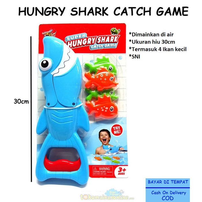 Hungry SHARK CATCH GAME - NB-03890 SHARK CATCH Toy | Shopee Philippines