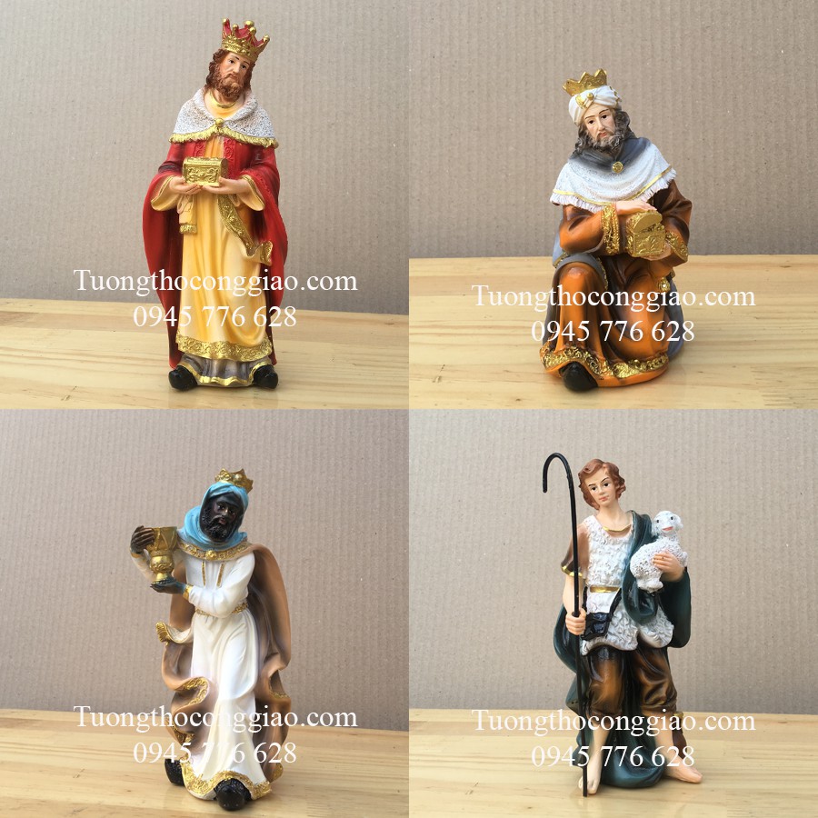 17cm Christmas Statue Set (Step Of 3 Kings And Dong Items) | Shopee ...