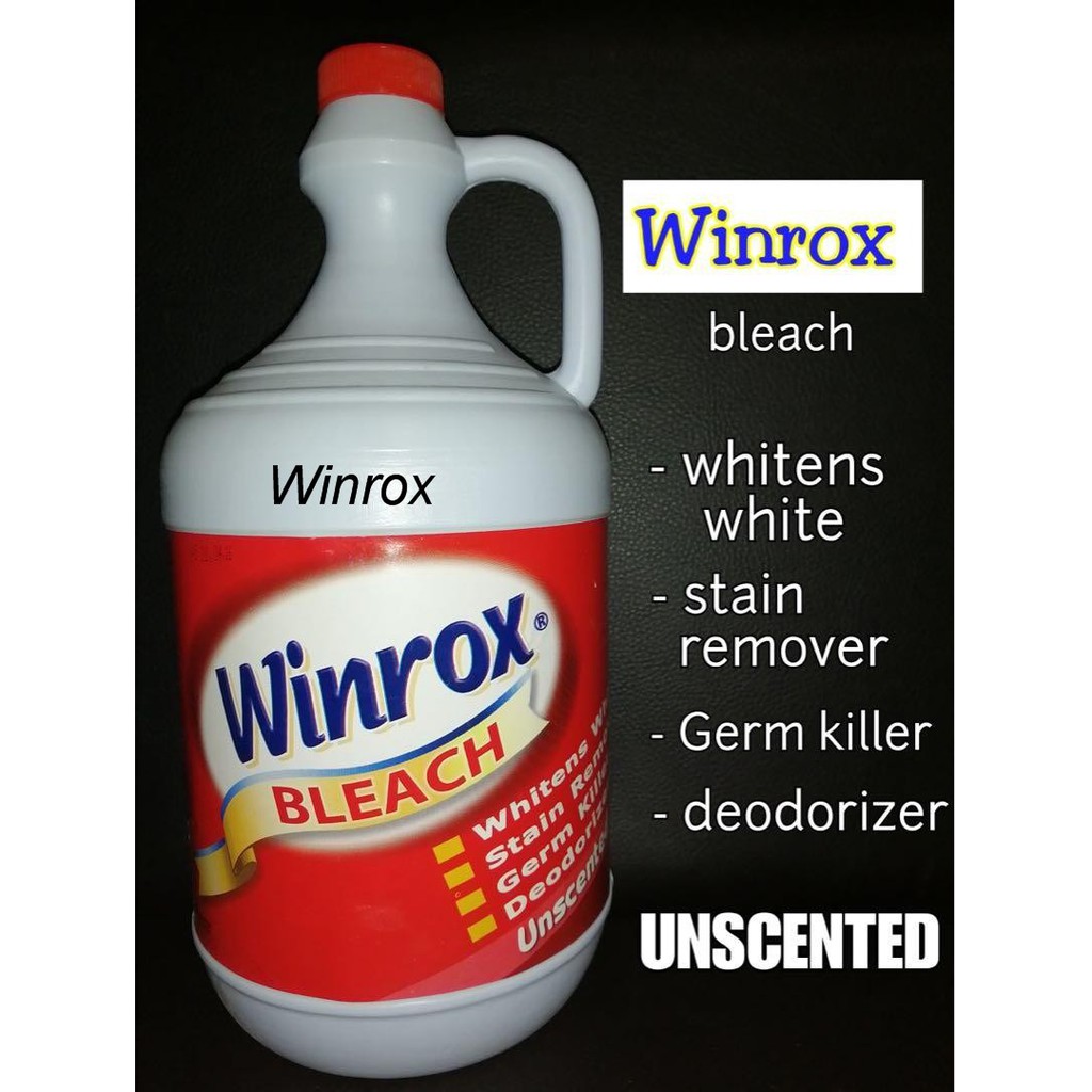 Winrox bleach unscented 1 gallon | Shopee Philippines