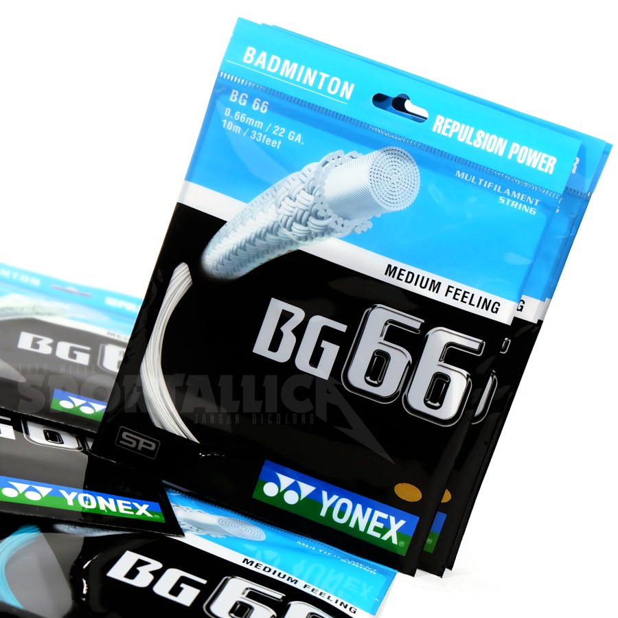 Original YONEX BG 66 BG66 STRINGS MADE IN JAPAN - GOLD HOLOGRAM CODE SP ...
