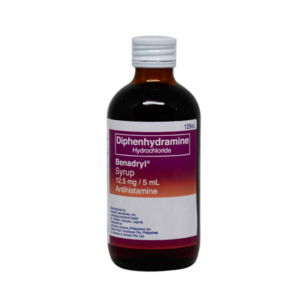 BENADRYL Syrup 120ml | Shopee Philippines