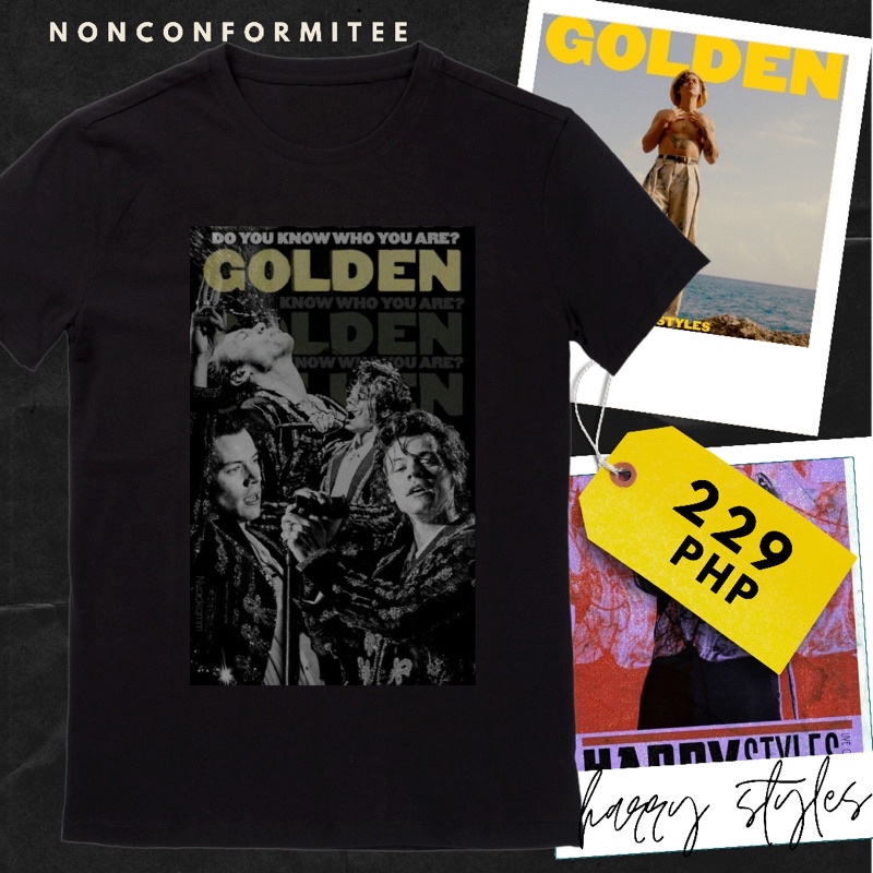 Harry Styles Golden Merch Tshirt | Shopee Philippines