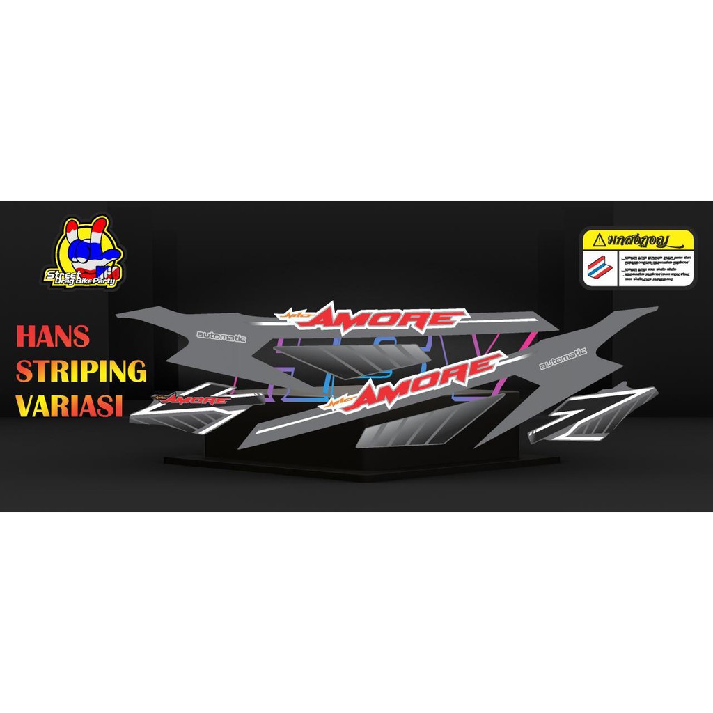 Striping Sticker decal mio sporty amore | Shopee Philippines