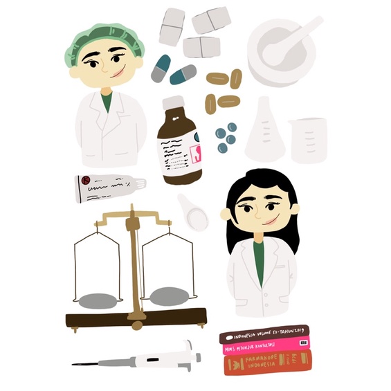 Pharmacists pharmacists pharmacists Medicine sticker sheet | Shopee ...