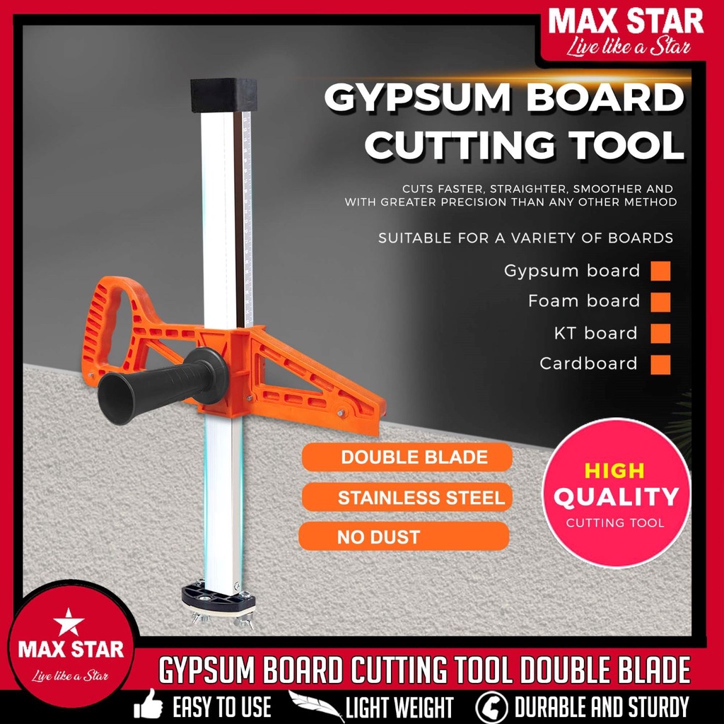 Maxstar Manual High Accuracy Portable Gypsum Board Cutter Woodworking ...