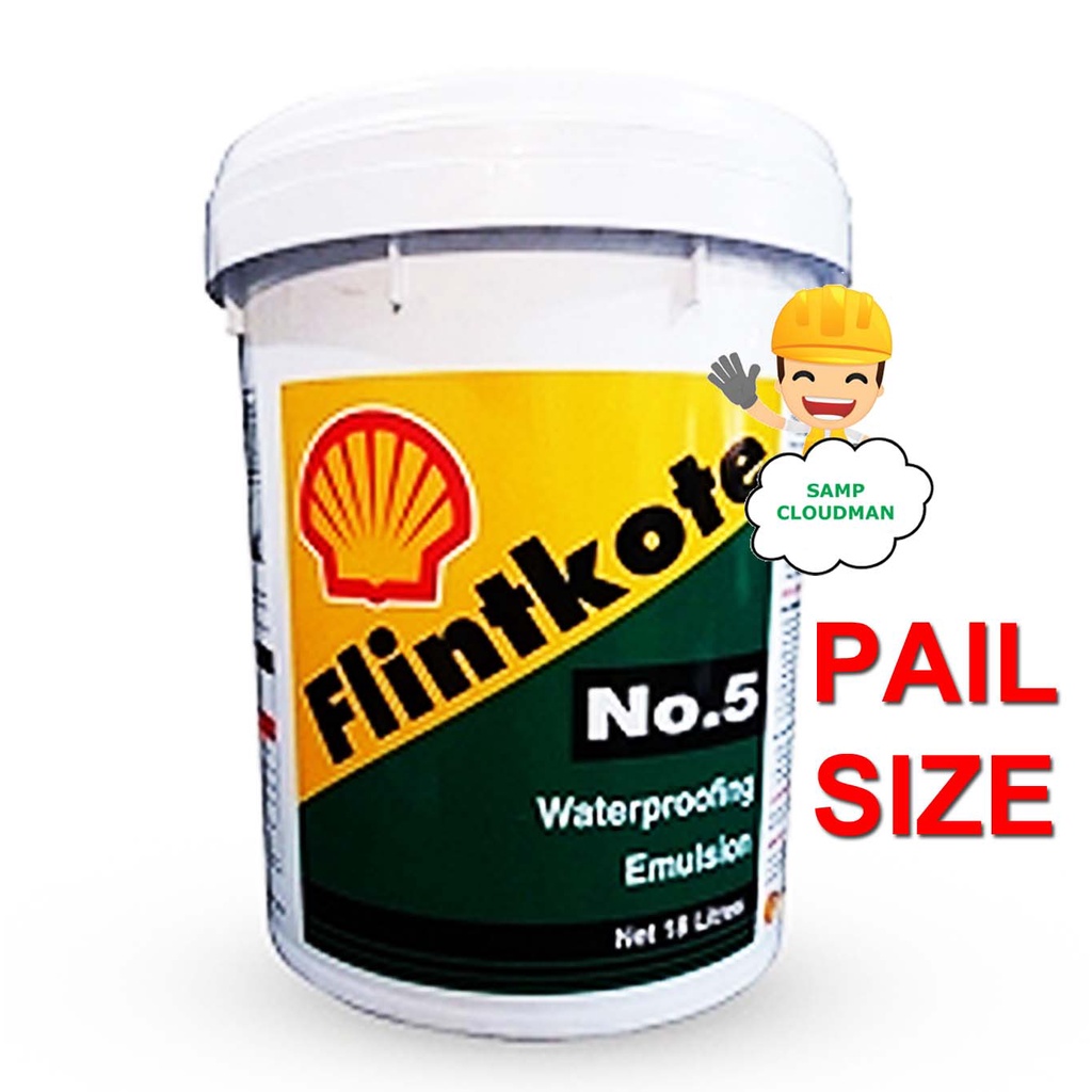 Shell Flintkote Type 3 or 5 Pail Waterproofing Emulsion Pail Size ...