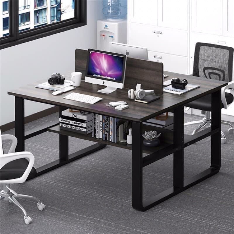 Double Compartment Desk Office Desk Cubicle Desk Office Table with ...