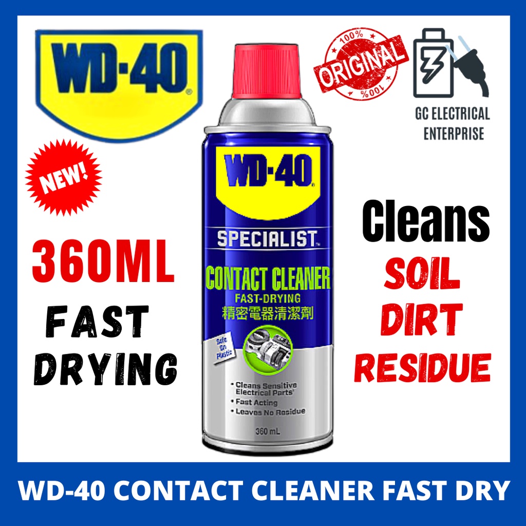 WD-40 Specialist Fast Drying Contact Cleaner 360mL | Shopee Philippines