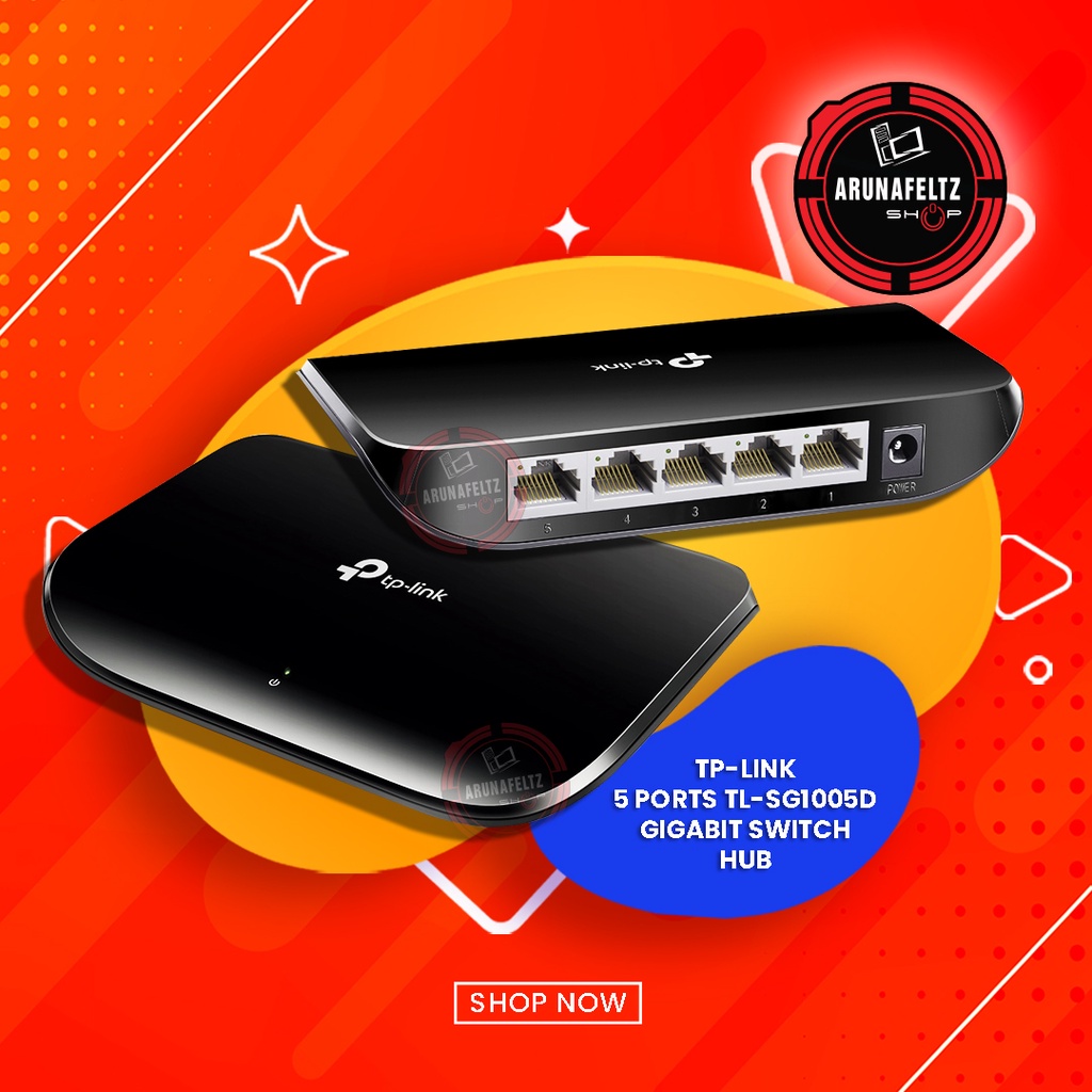 TP-LINK 5 PORTS TL-SG1005D GIGABIT SWITCH HUB | Shopee Philippines