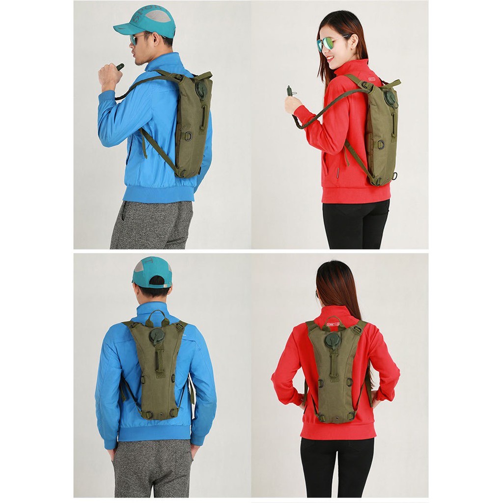2.5L multifunctional outdoor water bag waterproof backpack | Shopee ...