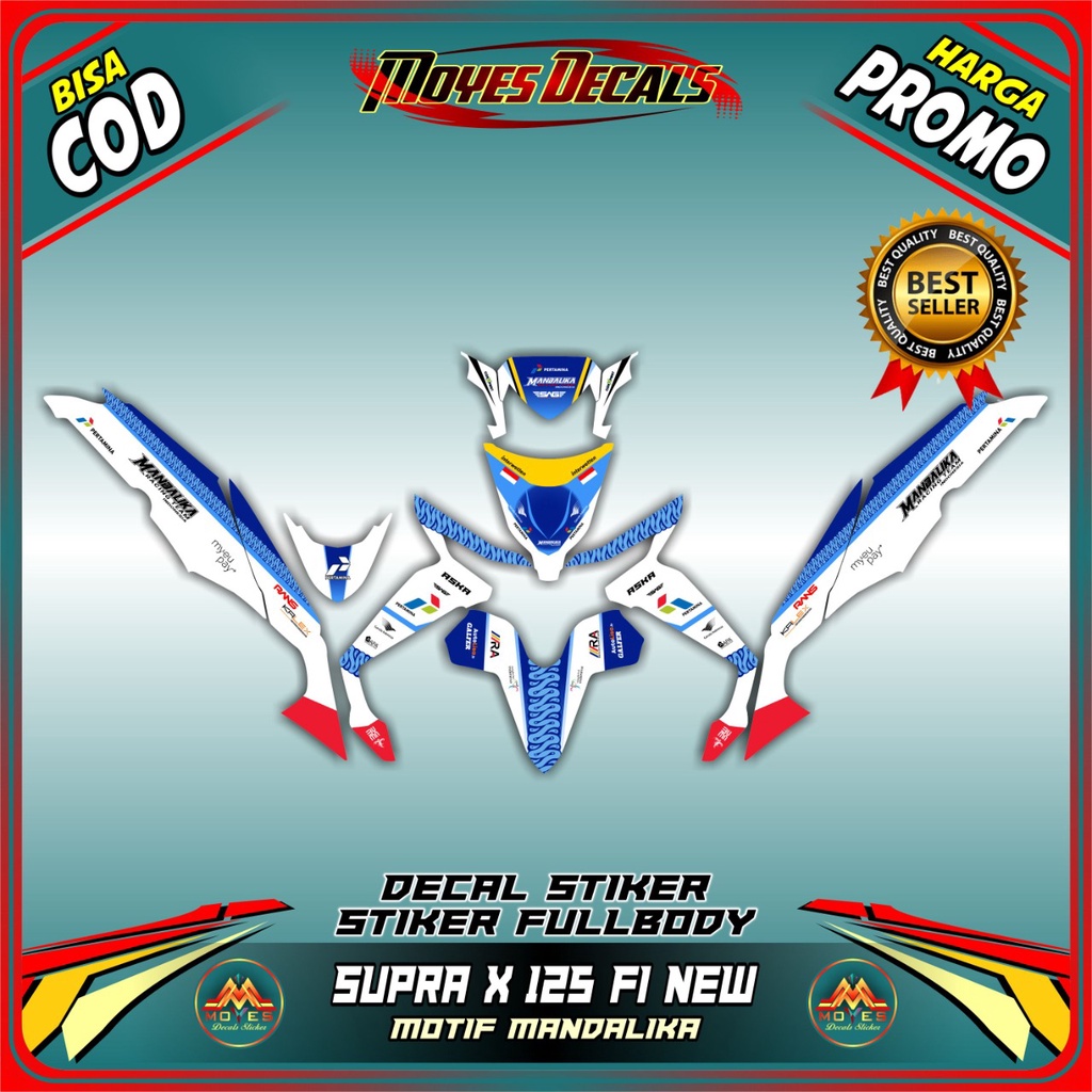 Decal Sticker - Decal Sticker supra x 125 fi new Decal Sticker supra x ...