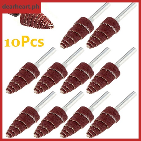 10PCS Cone Abrasive Cloth Sanding Wheels Polishing tool Cone Sanding ...